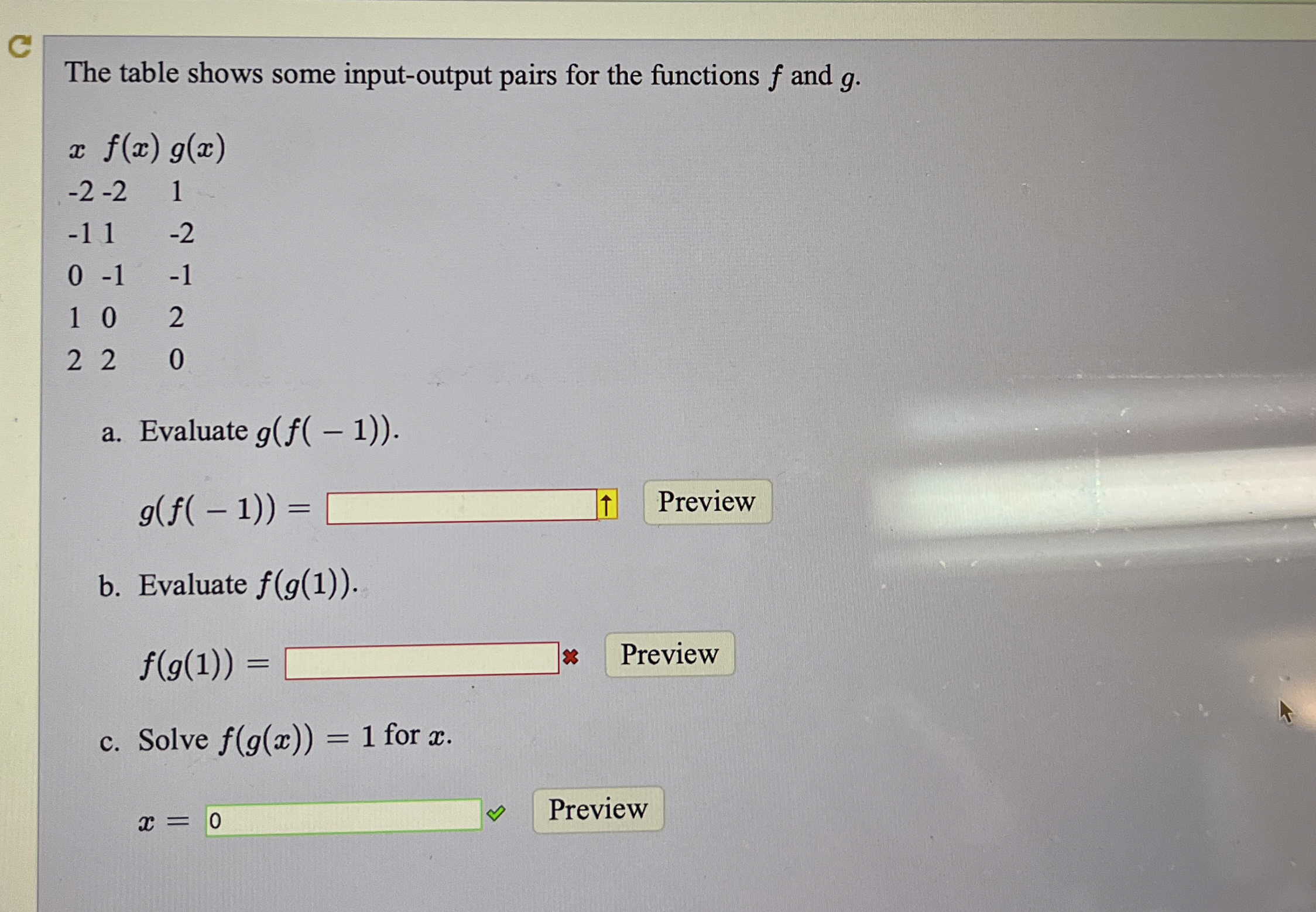 Solved The table shows some input-output pairs for the | Chegg.com