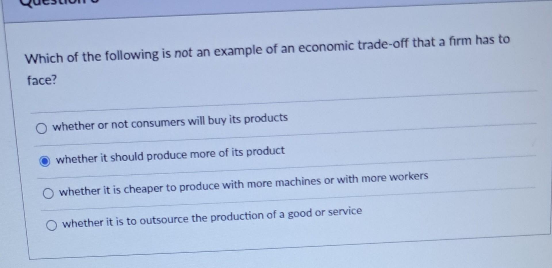 Solved Which of the following is not an example of an | Chegg.com