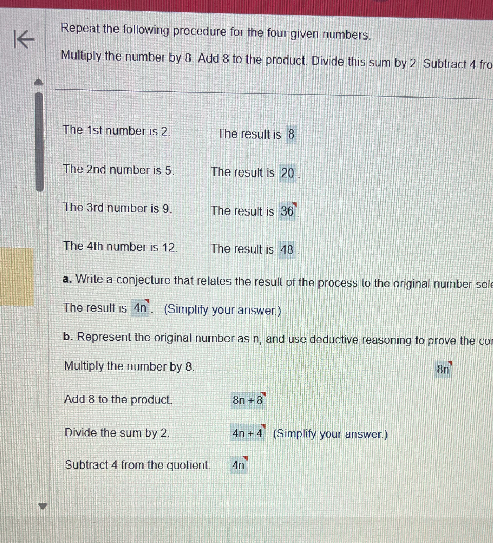 Solved Repeat the following procedure for the four given | Chegg.com