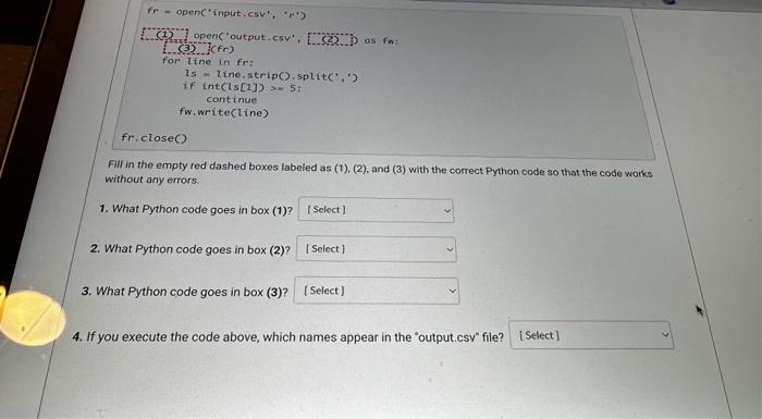 Solved First, considor the following "input.esv" file with | Chegg.com