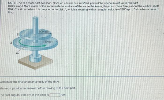 Solved Two parts for this question A) The final angular | Chegg.com