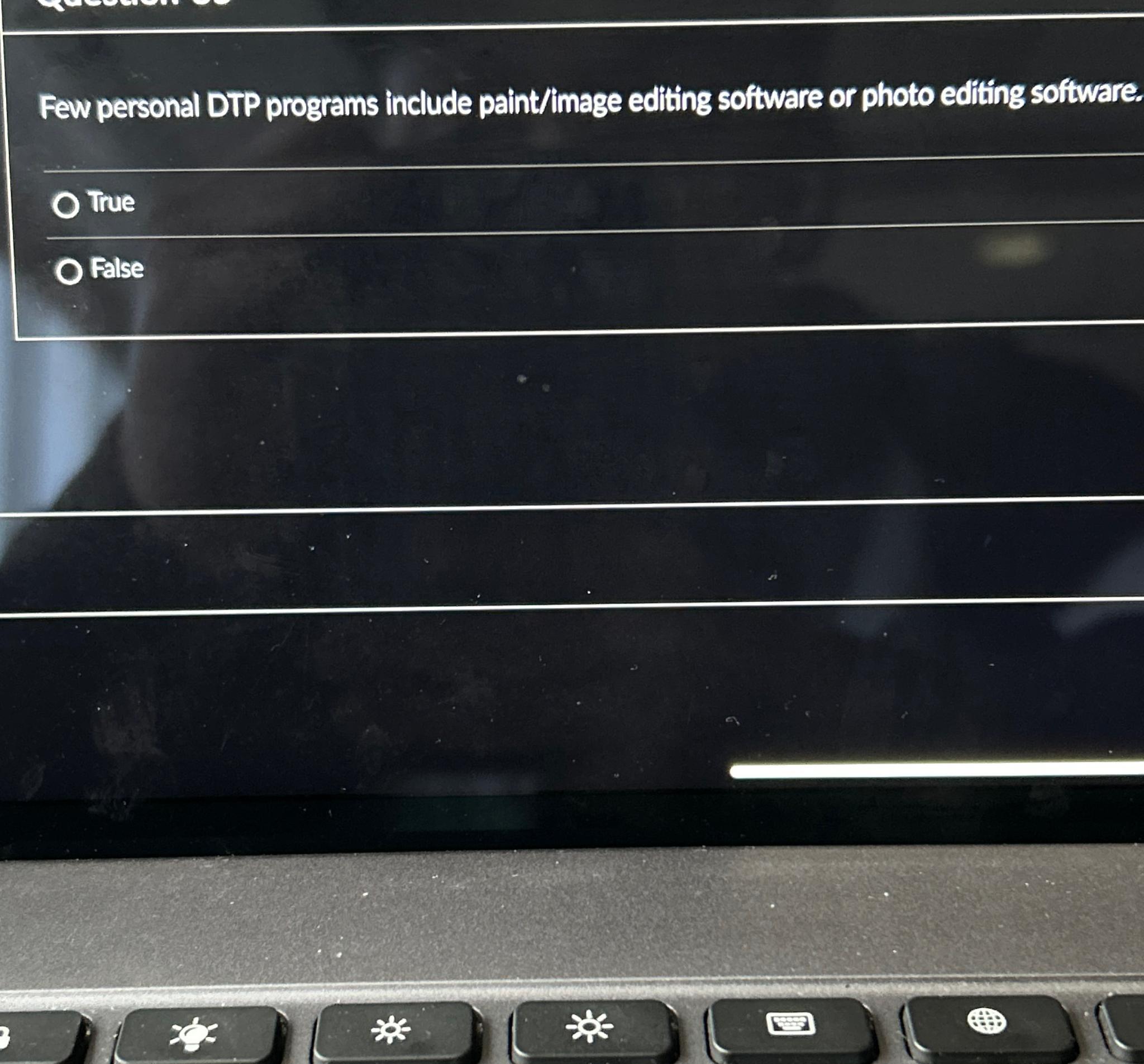 Solved Few personal DTP programs include paint//mage editing | Chegg.com