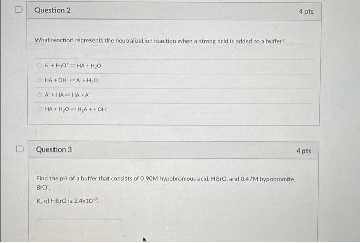 Solved What reaction represents the neutralization reaction | Chegg.com