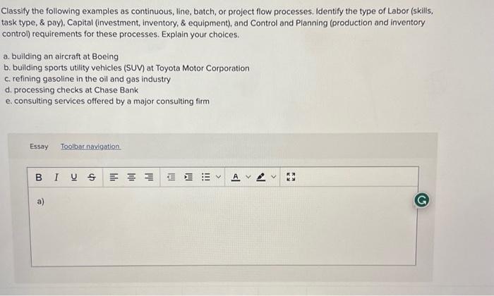 Solved Classify the following examples as continuous, line, | Chegg.com