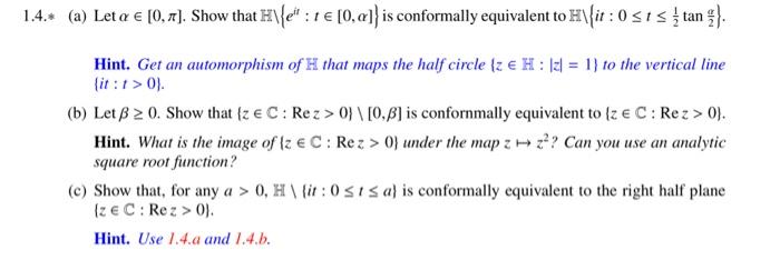 Solved 4.* (a) Let α∈[0,π]. Show that H\{eit:t∈[0,α]} is | Chegg.com