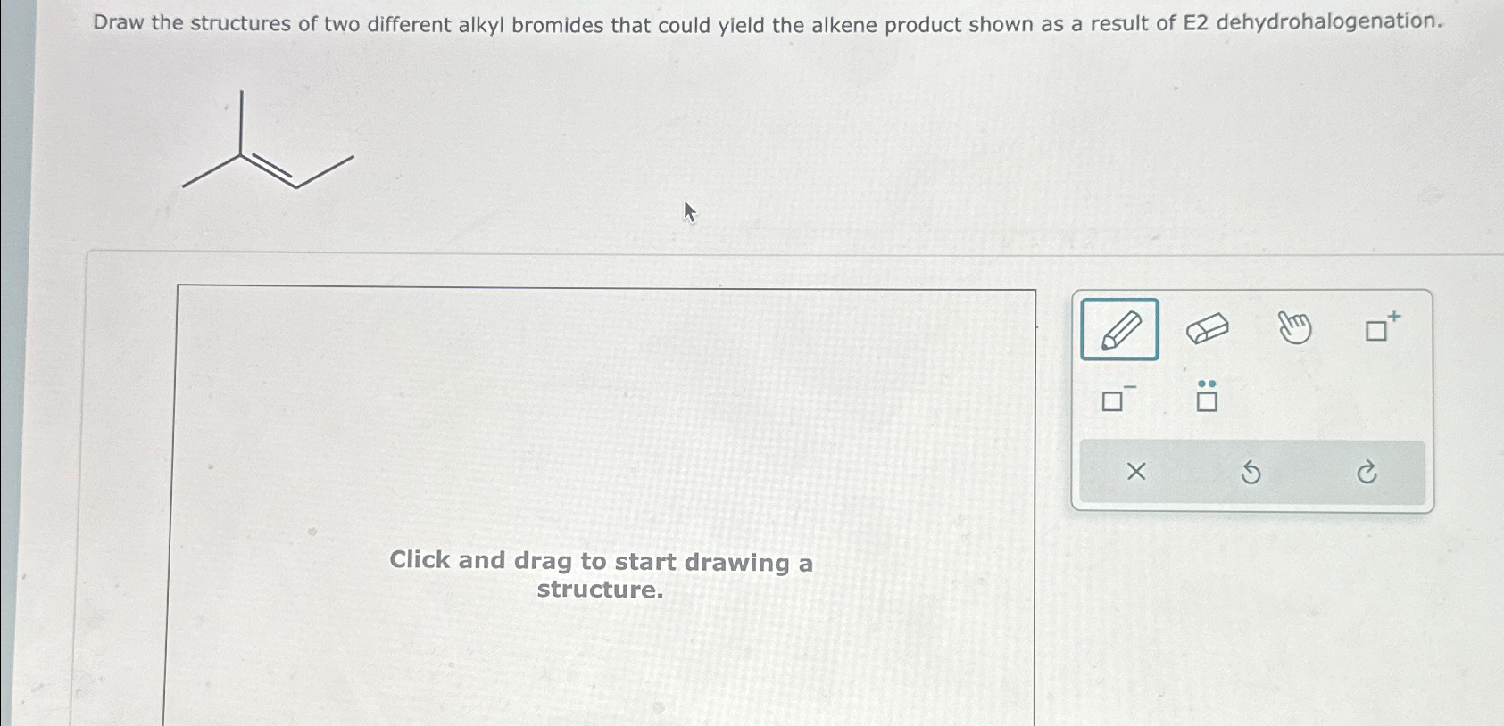 Solved Draw the structures of two different alkyl bromides | Chegg.com