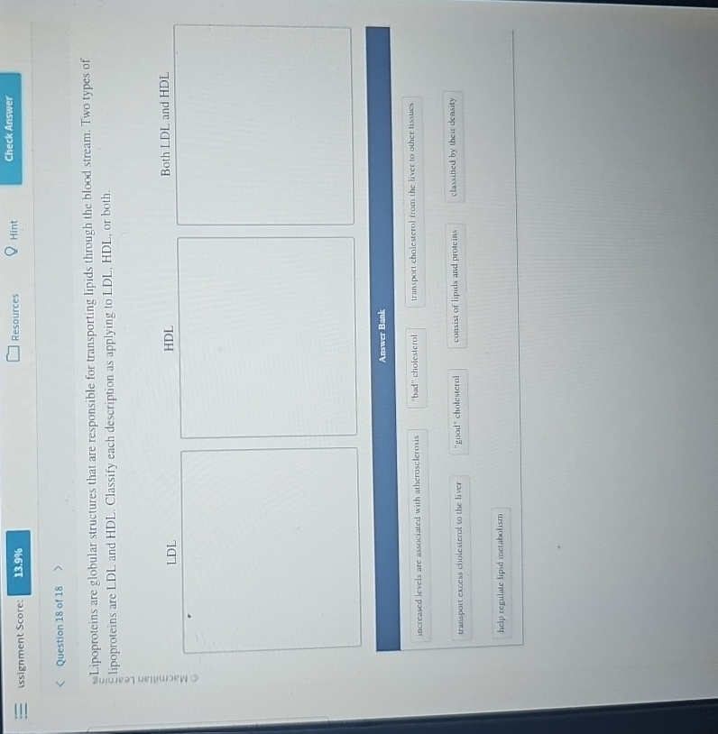 Solved issignment Score:ResourcesHintQuestion 18 ﻿of | Chegg.com