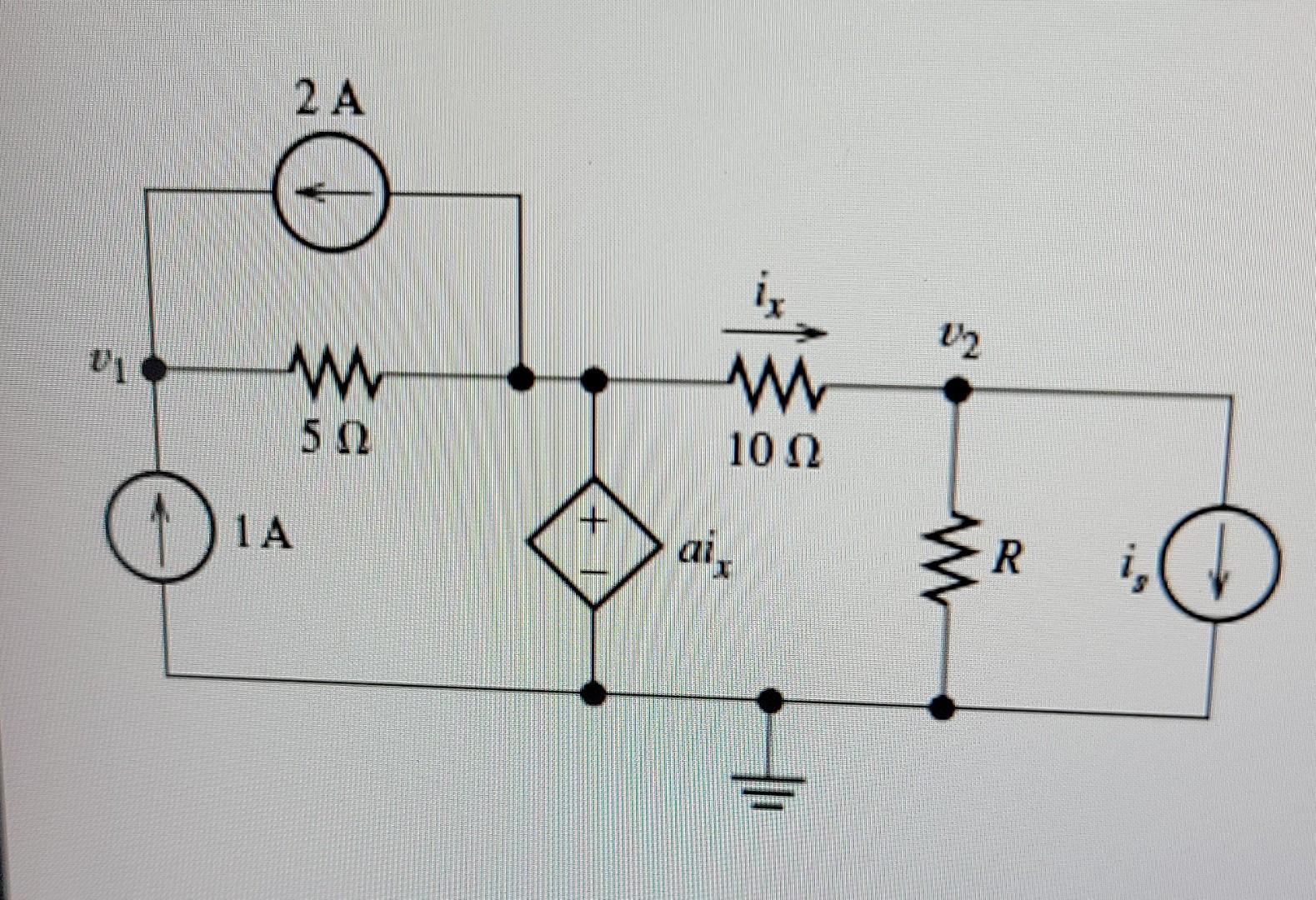 Solved Use the figure and suppose a = 5 Ω, R = 8 Ω, and is = | Chegg.com Solved Use the figure and suppose a = 5 Ω, R = 8 Ω, and is = | Chegg.com