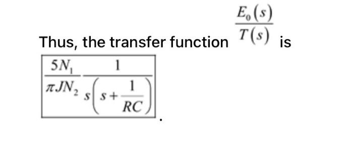 Solved Giving Tranfer Function Please Plot Usin Matlab And 4249