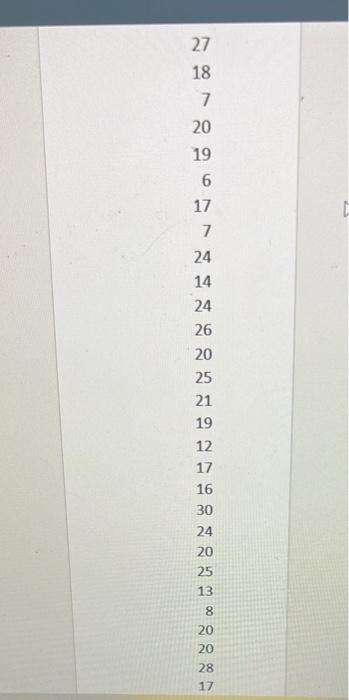 Attached file has a randomly generated 400 values | Chegg.com