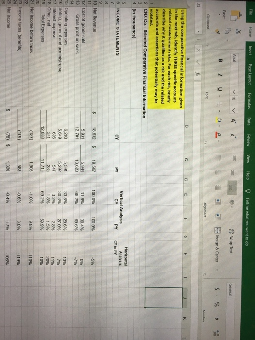 Solved File Home Insert Page Layout Formulas Data Review | Chegg.com