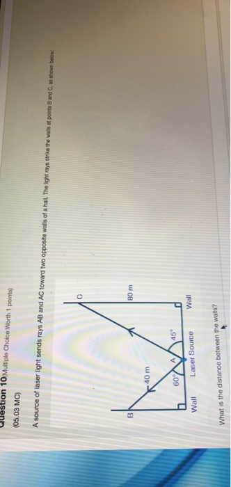 Solved Question 10 Multiple Choice Worth 1 points) (05.03 | Chegg.com