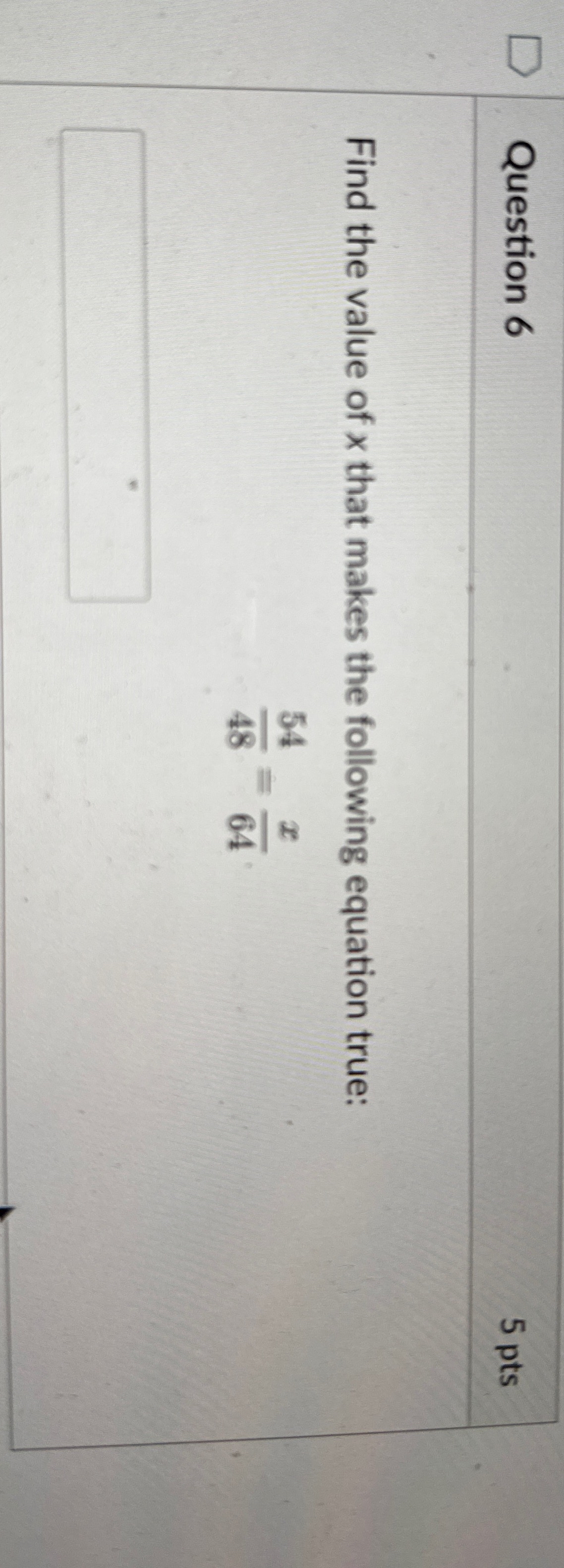 Solved Question 6Find the value of x ﻿that makes the | Chegg.com