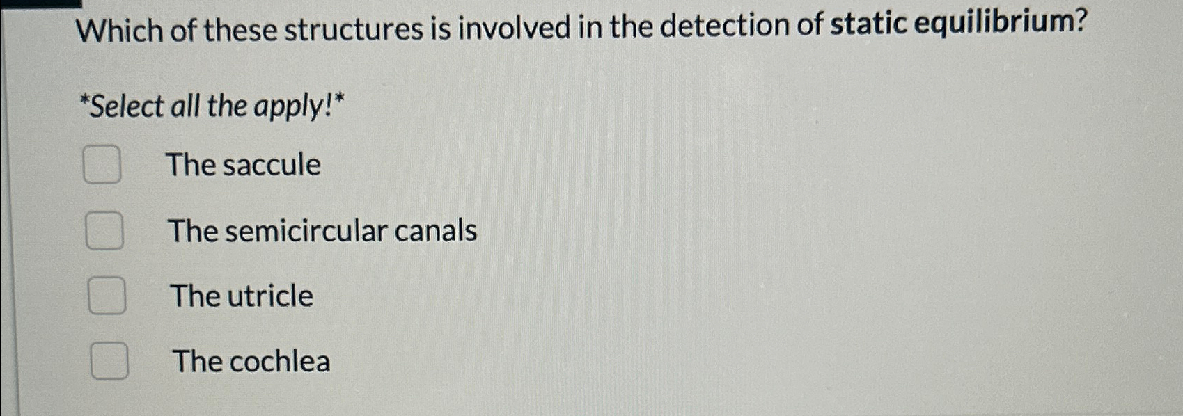 Solved Which of these structures is involved in the | Chegg.com