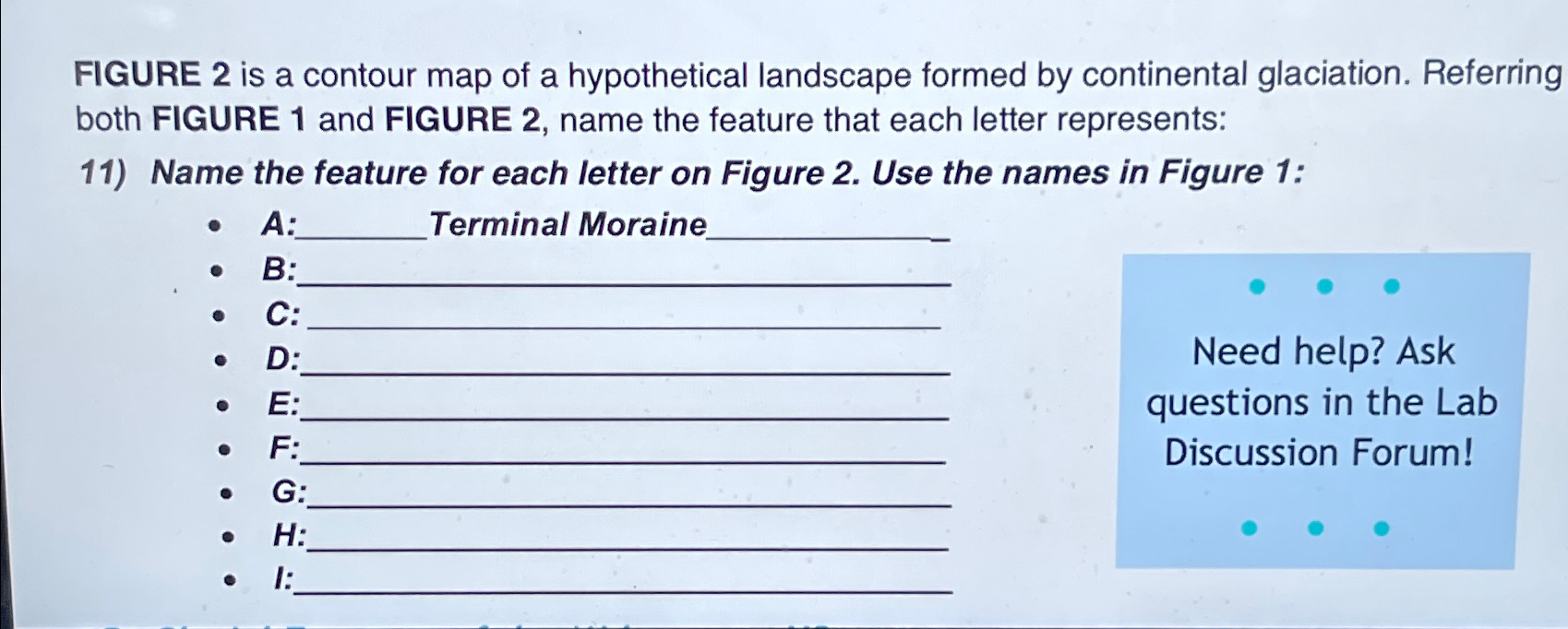 Solved FIGURE 2 ﻿is a contour map of a hypothetical | Chegg.com