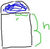 Solved A church window consists of a blue semicircular | Chegg.com