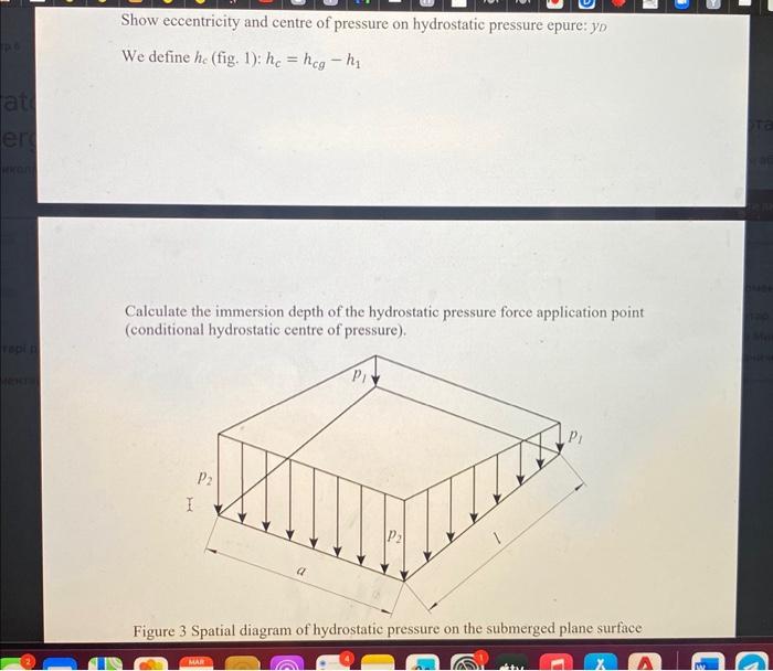 Solved Laboratory work 3 HYDROSTATIC FORCES ON SUBMERGED | Chegg.com
