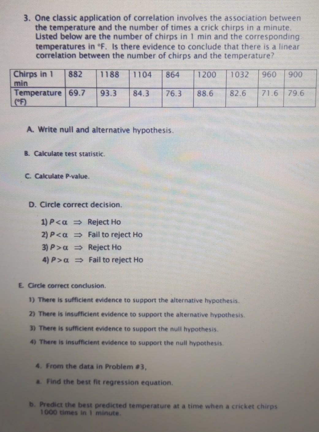 Solved 3. One classic application of correlation involves | Chegg.com