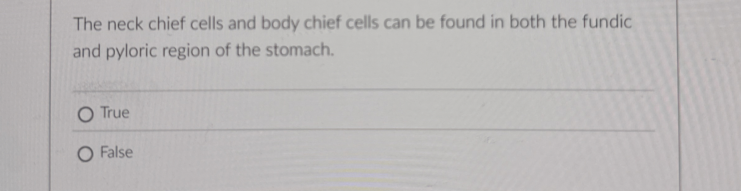 Solved The neck chief cells and body chief cells can be | Chegg.com