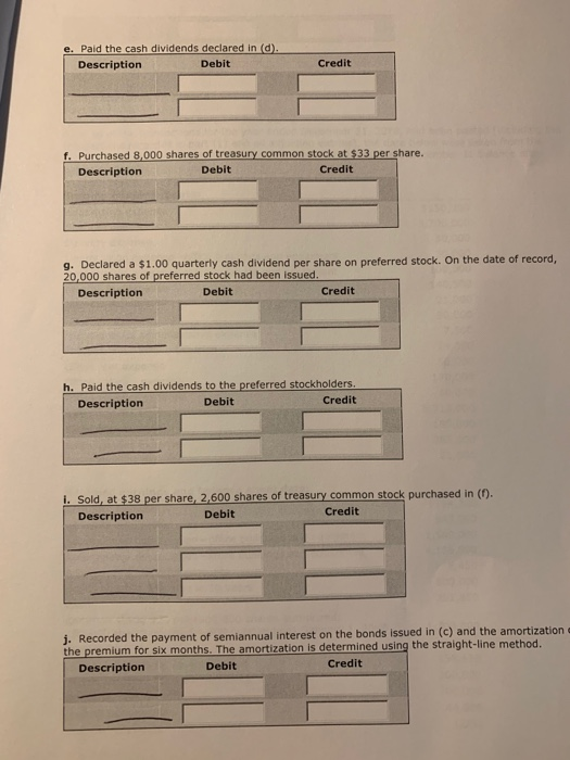 Solved Comprehensive Problem 4 Part 1: Selected transactions | Chegg.com