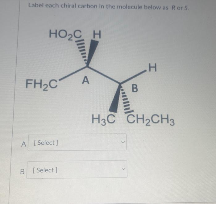 Solved Label each chiral carbon in the molecule below as R | Chegg.com