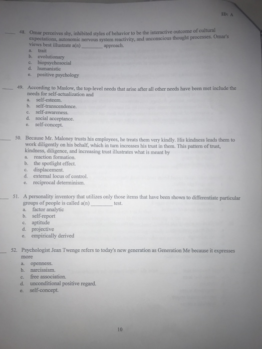 Solved ID: A 38. To identify a relatively small number of | Chegg.com