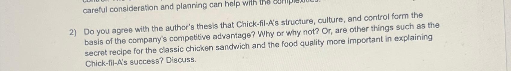 Solved careful consideration and planning can help with | Chegg.com