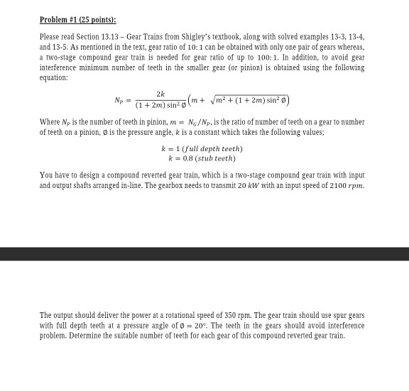 Solved Problem #1 (25 points): Please read Section 13.13 - | Chegg.com