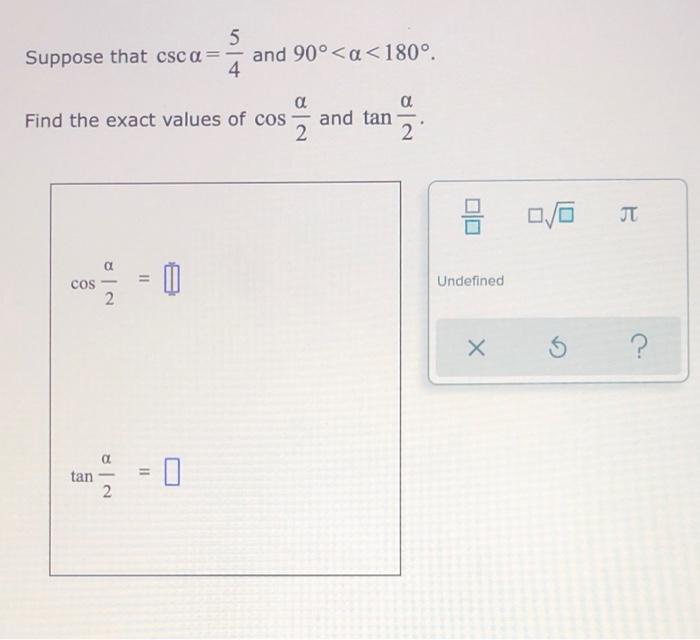 Solved Suppose that csca 5 and 90° | Chegg.com
