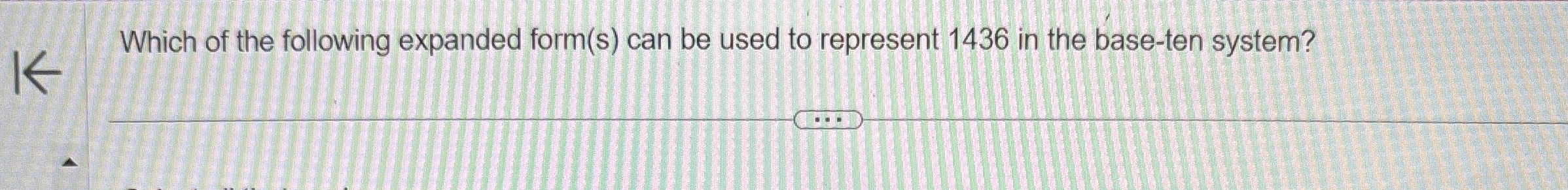 Solved Which of the following expanded form(s) ﻿can be used | Chegg.com