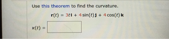 Solved r(t) = 3ti + 4 sin(t)j + 4 cos(t) k Use this | Chegg.com