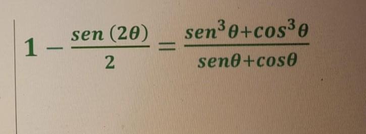 Solved 4senx∗cosx(1−2sen2x)=sen(4x)1−2sen(2θ)=senθ+cosθsen3θ | Chegg.com