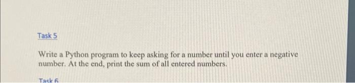 Solved Task 3 Write a Python program to find the eligibility | Chegg.com