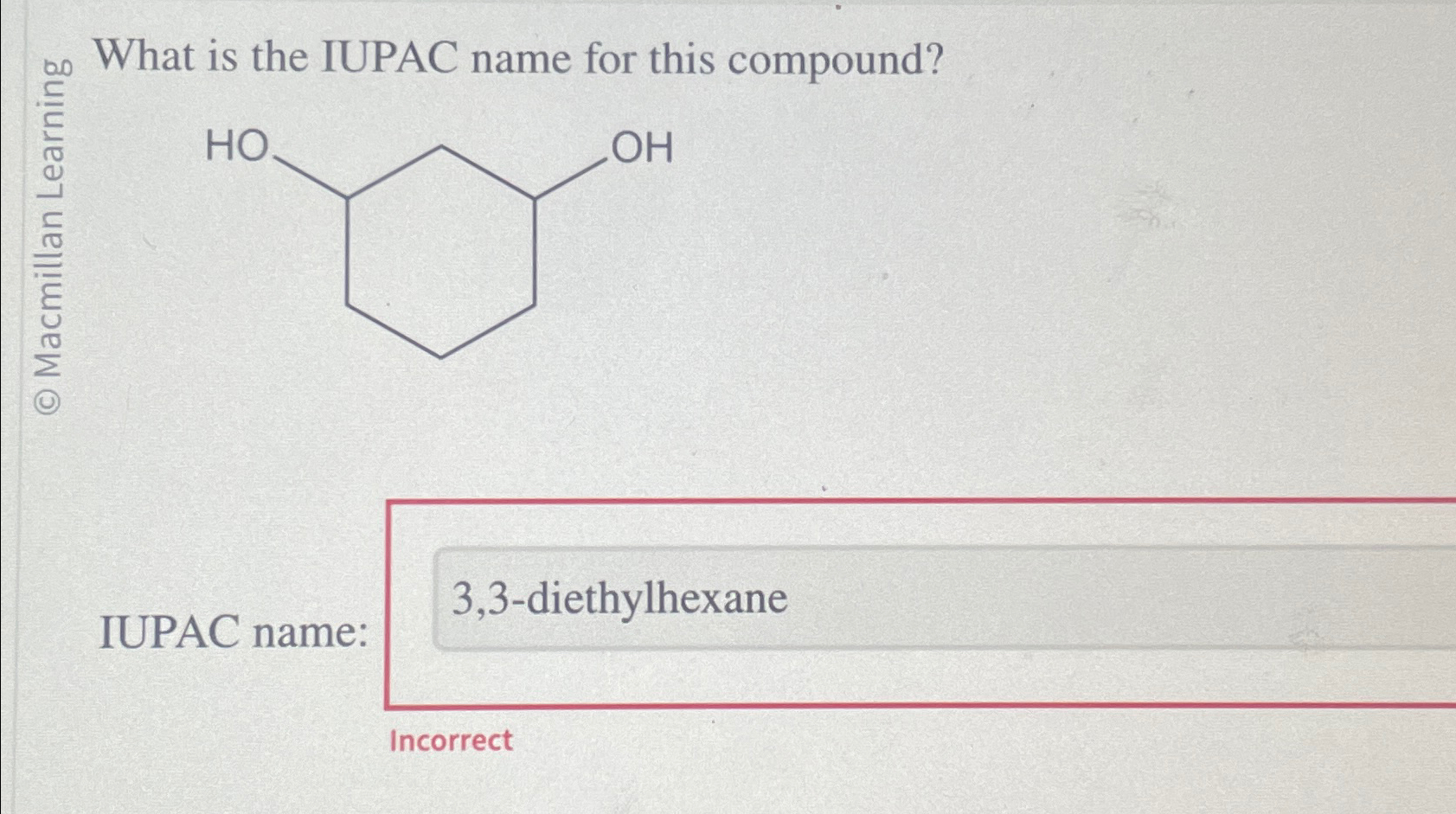 Solved What is the IUPAC name for this compound?IUPAC | Chegg.com