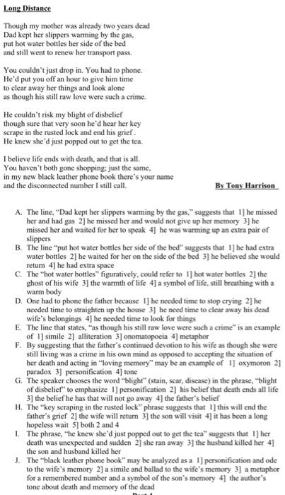 1.In the poem “I Shall Return,” what does the speaker | Chegg.com