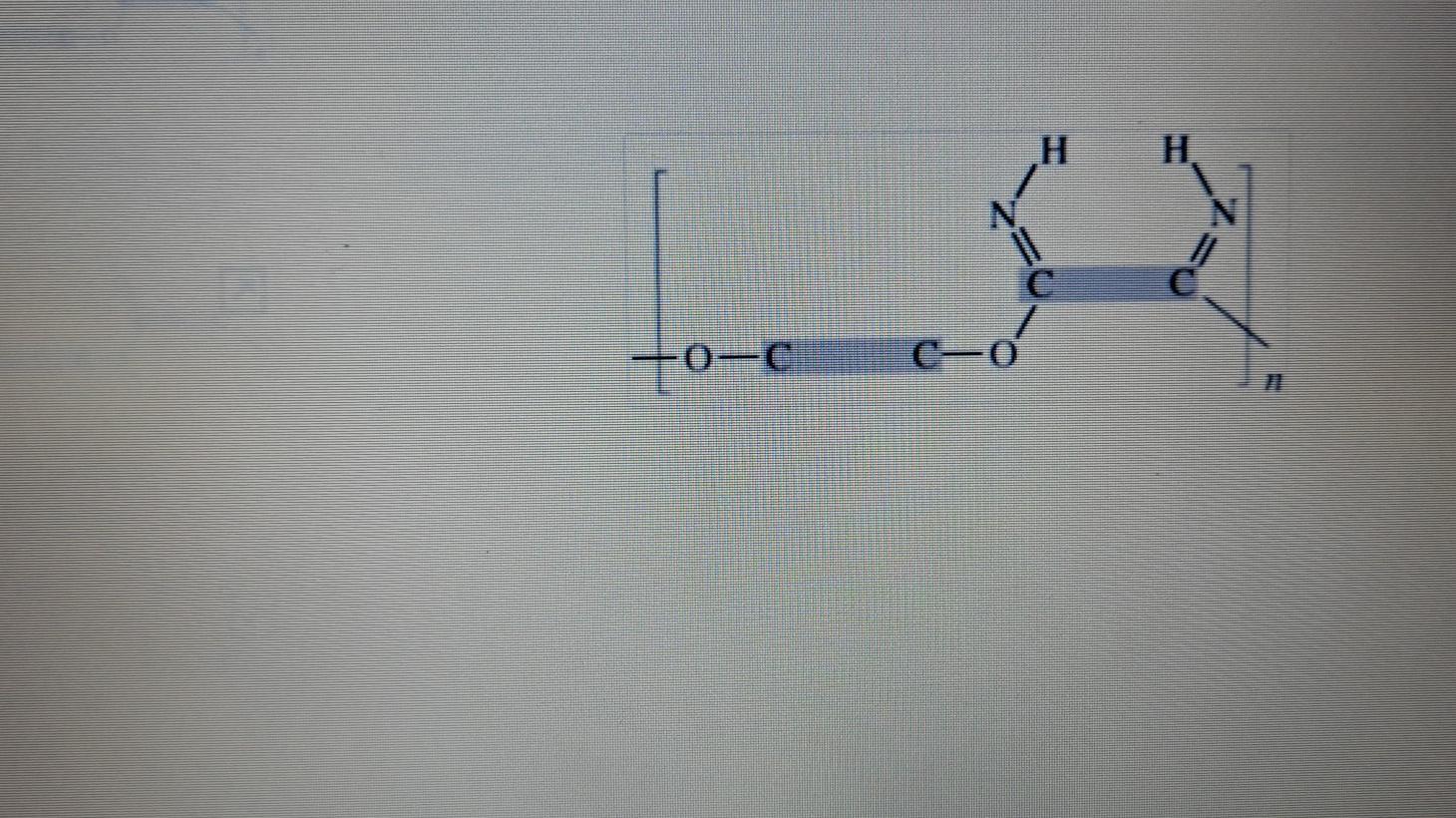 Solved Dacron is classified as a polyester. Which linkage is | Chegg.com