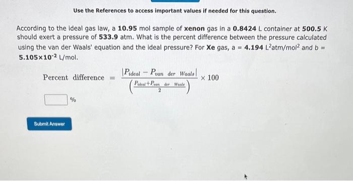 Solved Use the References to access important values if | Chegg.com