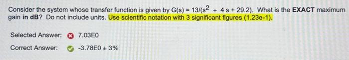 Consider the system whose transfer function is given | Chegg.com