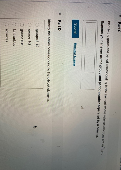 Solved State where in the periodic table these elements | Chegg.com