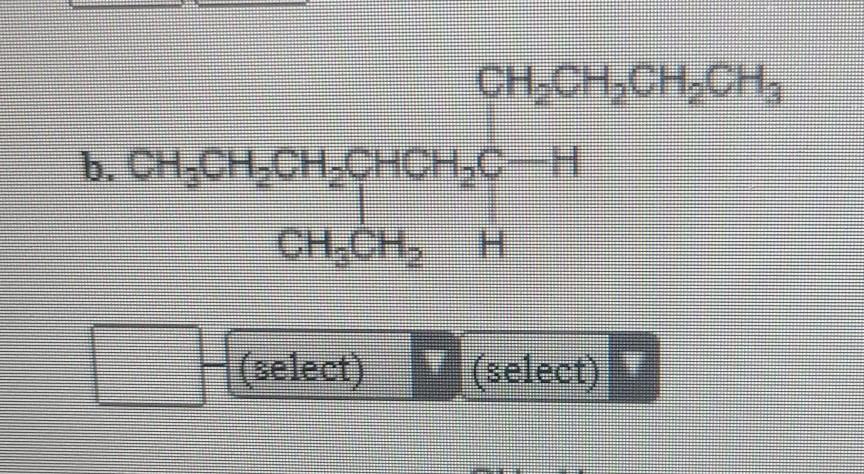 Solved "Ho H0420-HO b, CHCHCHCHCHCH CH-CH, H H(select) 1 | Chegg.com
