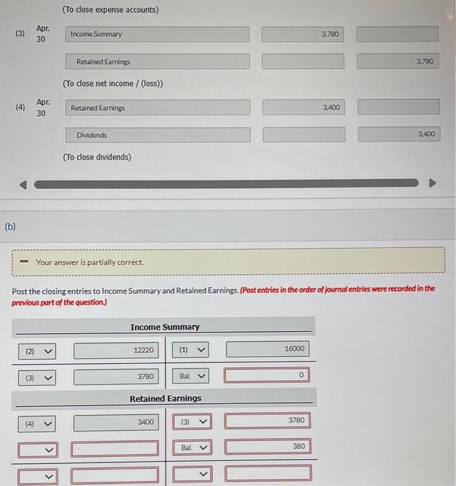 Solved Please help me properly fill out the remaing entries | Chegg.com