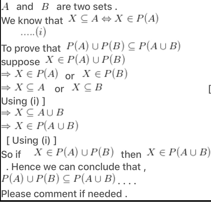 Solved What is the "i" mean? How do I define "i" ? | Chegg.com