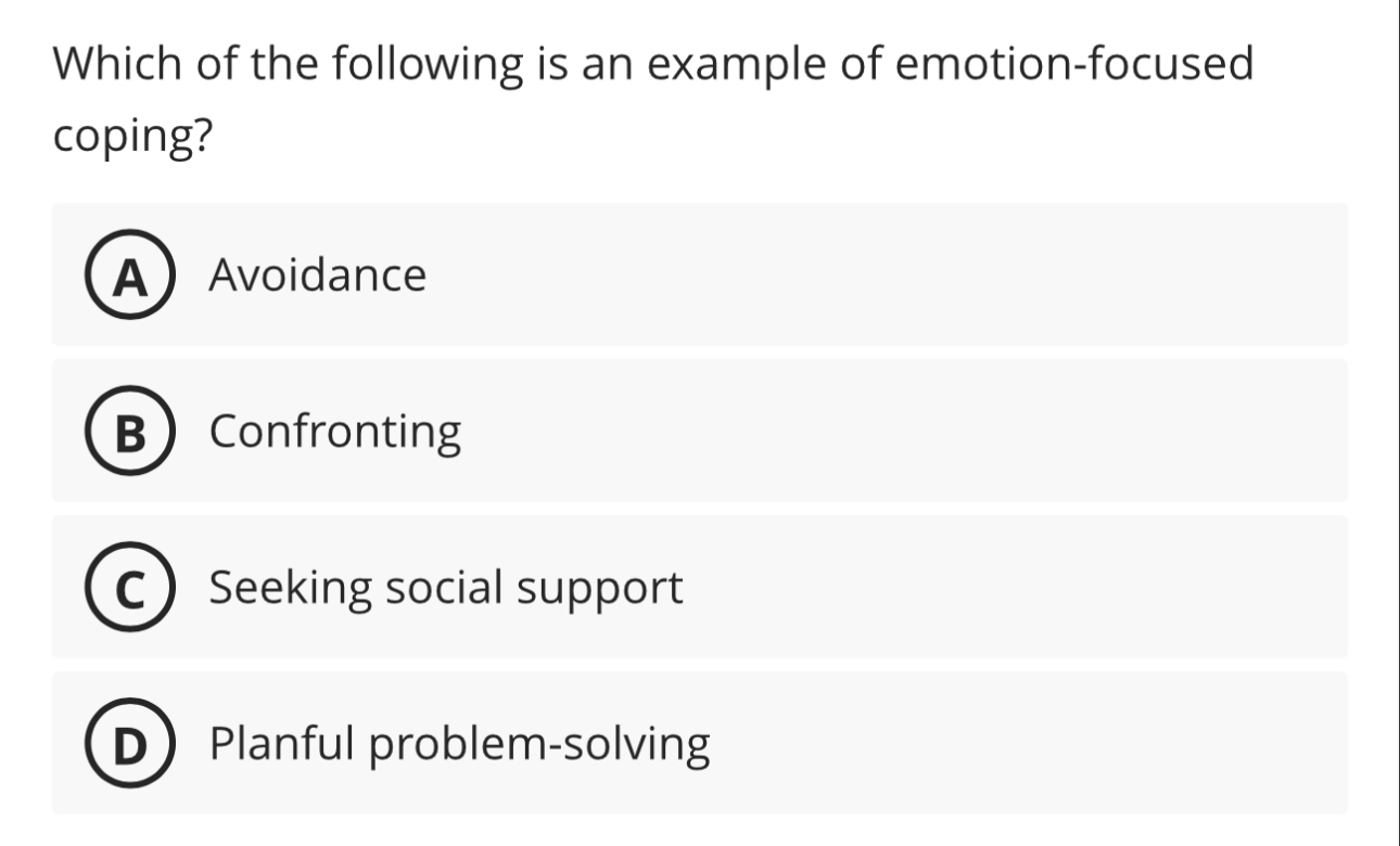 Solved Which of the following is an example of | Chegg.com