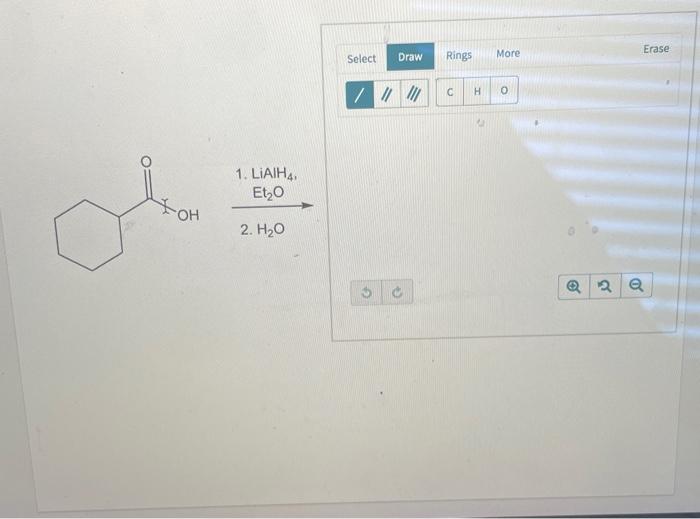 Solved 1. LiAlH4, Et2O 2. H2O | Chegg.com