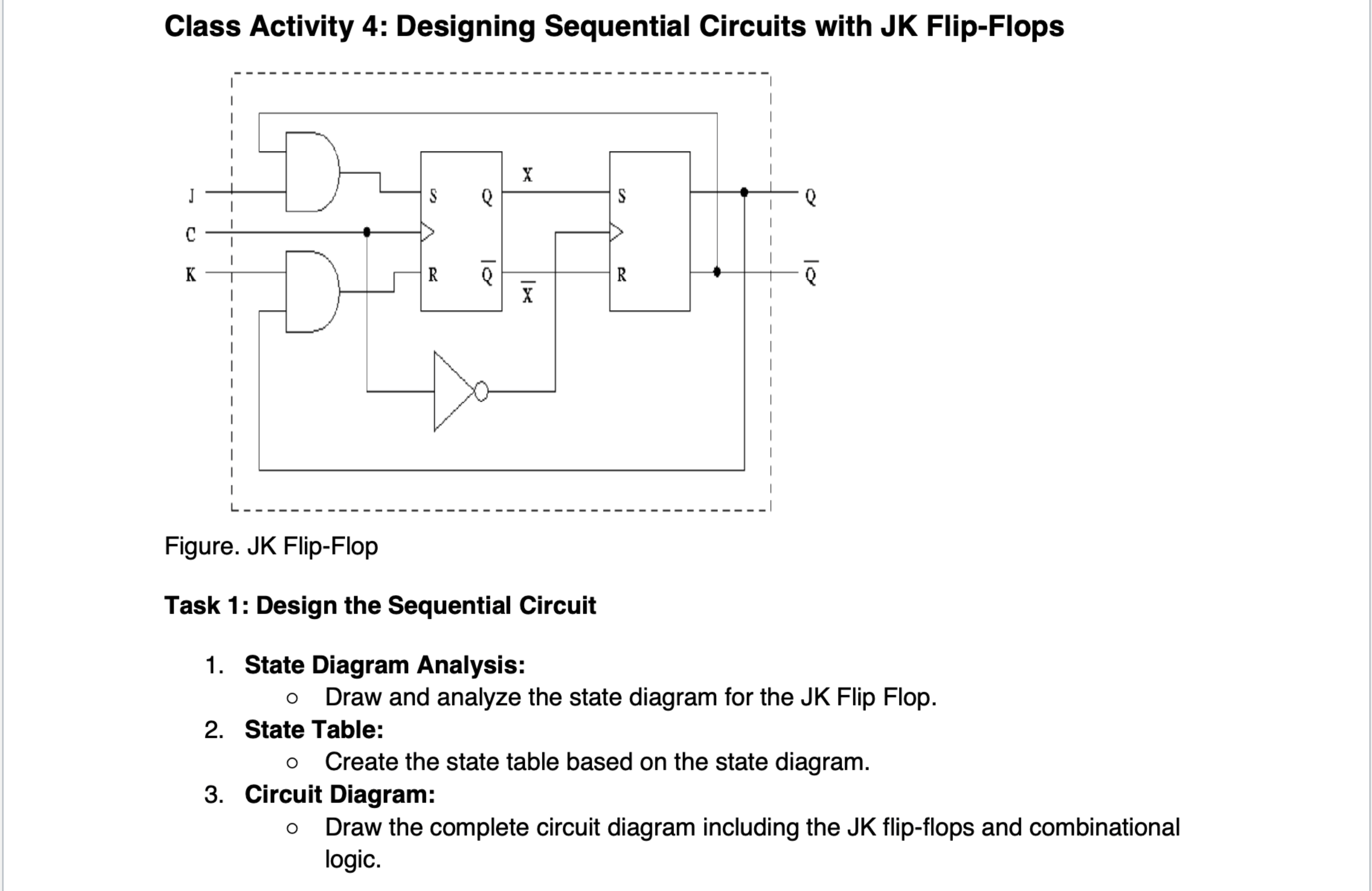 Solved Class Activity 4: Designing Sequential Circuits with | Chegg.com