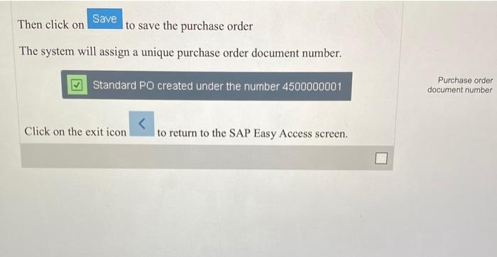 Solved Q4. What is the purchase order document number | Chegg.com