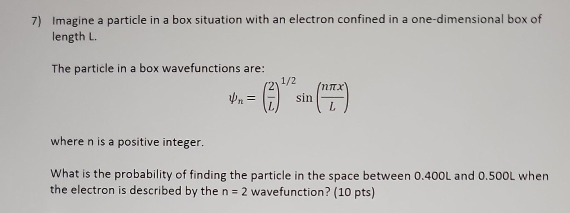 Solved 8) Consider a particle of mass m in a two-dimensional | Chegg.com