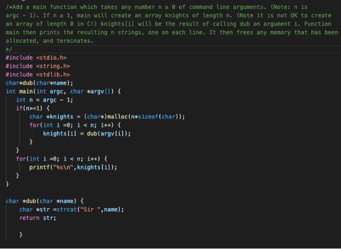 Solved My goal is to prepend strings from a command line | Chegg.com