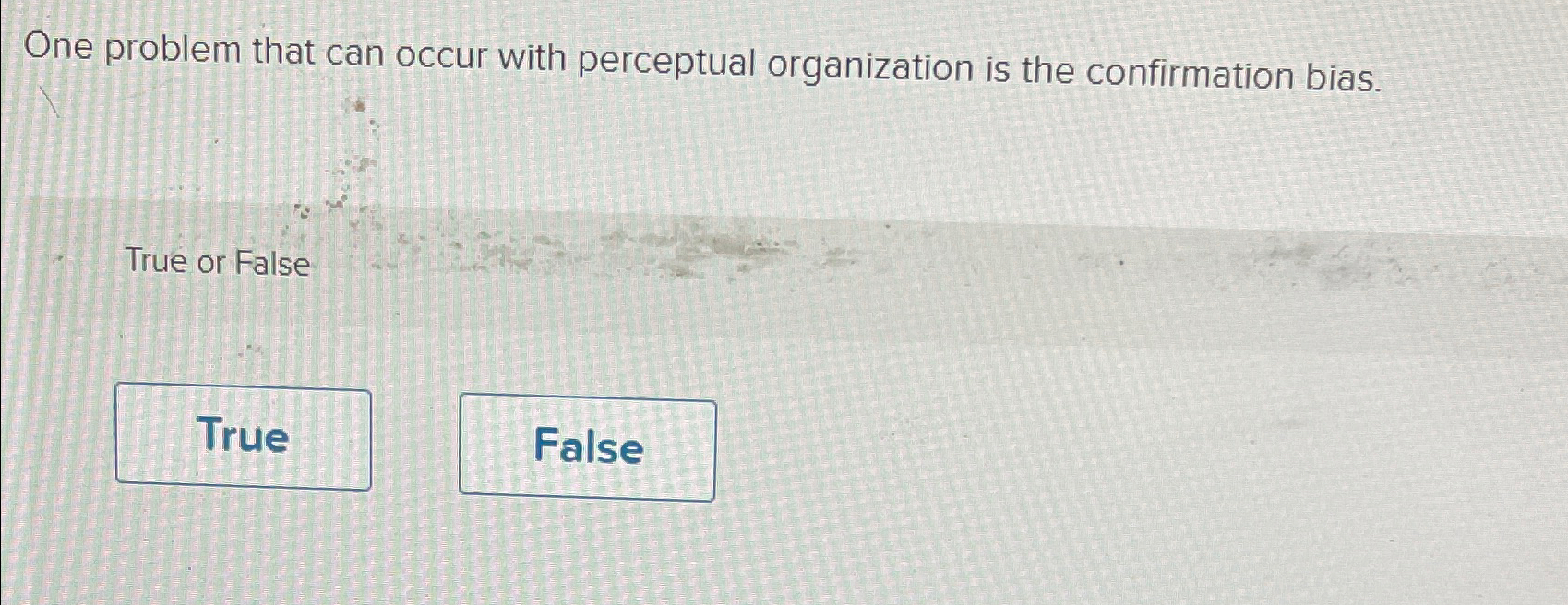 Solved One problem that can occur with perceptual | Chegg.com