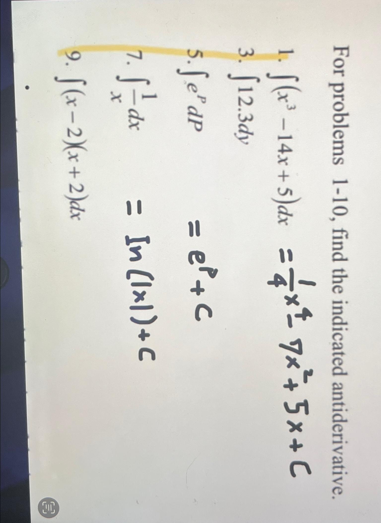 Solved For problems 1-10, ﻿find the indicated | Chegg.com